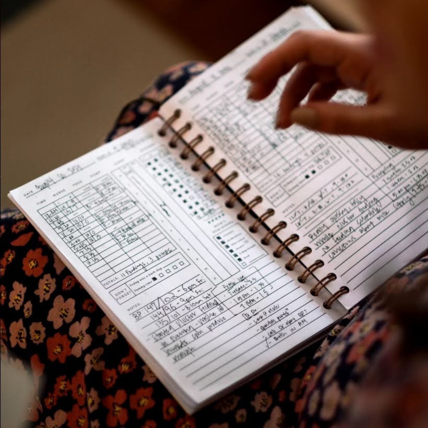 3 Month Daily Baby Tracking Logbook by The Everyday Mother