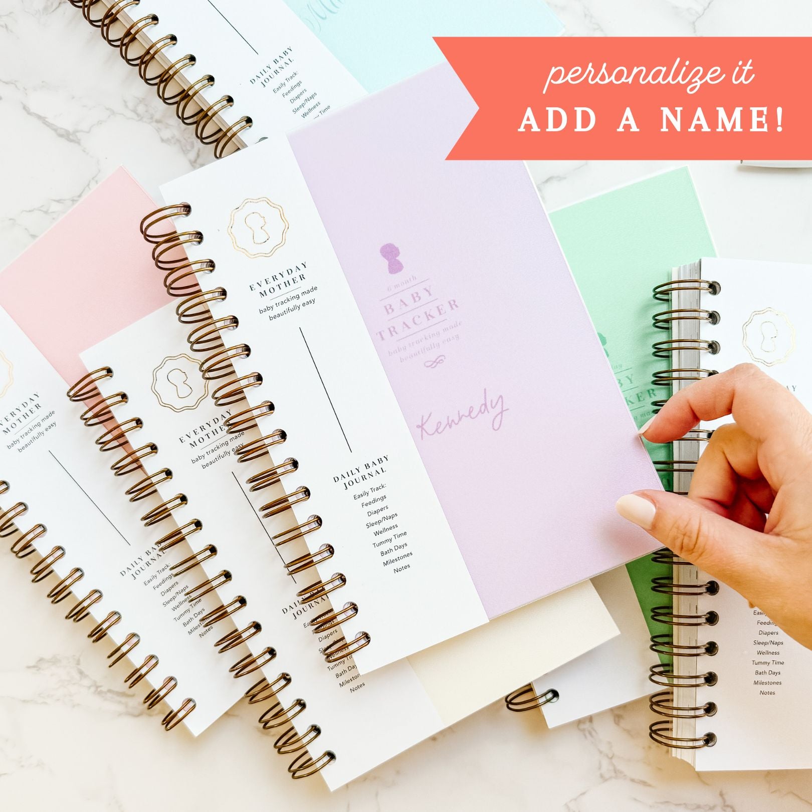 3 Month Daily Baby Tracking Logbook by The Everyday Mother