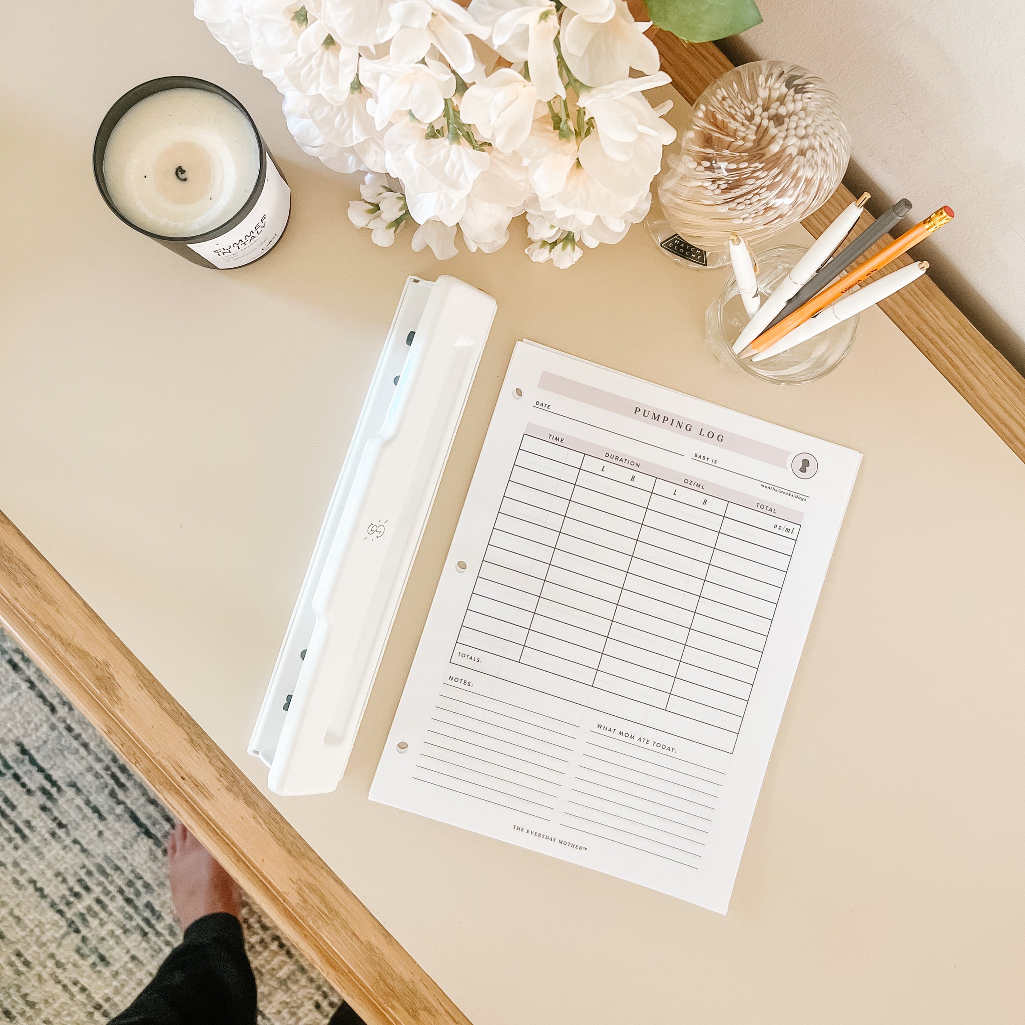 Printable Pumping Log – The Everyday Mother