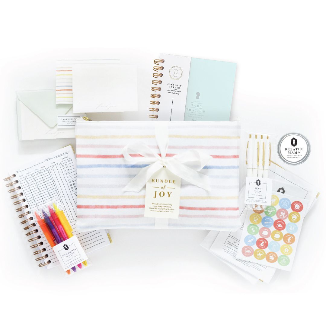 Newborn Baby Journal Gift Set - The Everyday Mother Baby Log Book